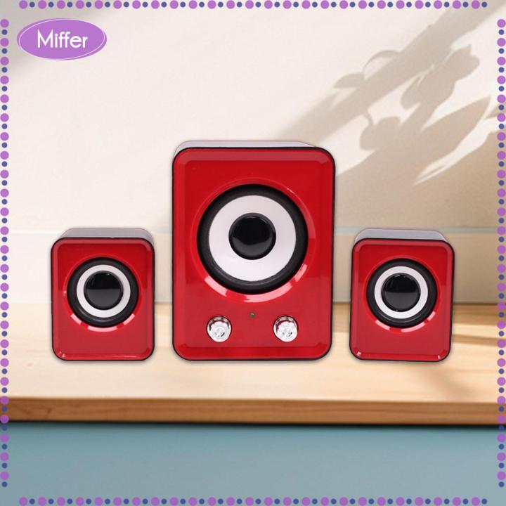 Miffer Mini Computer Speakers Gaming Speaker with Volume Control Saving ...