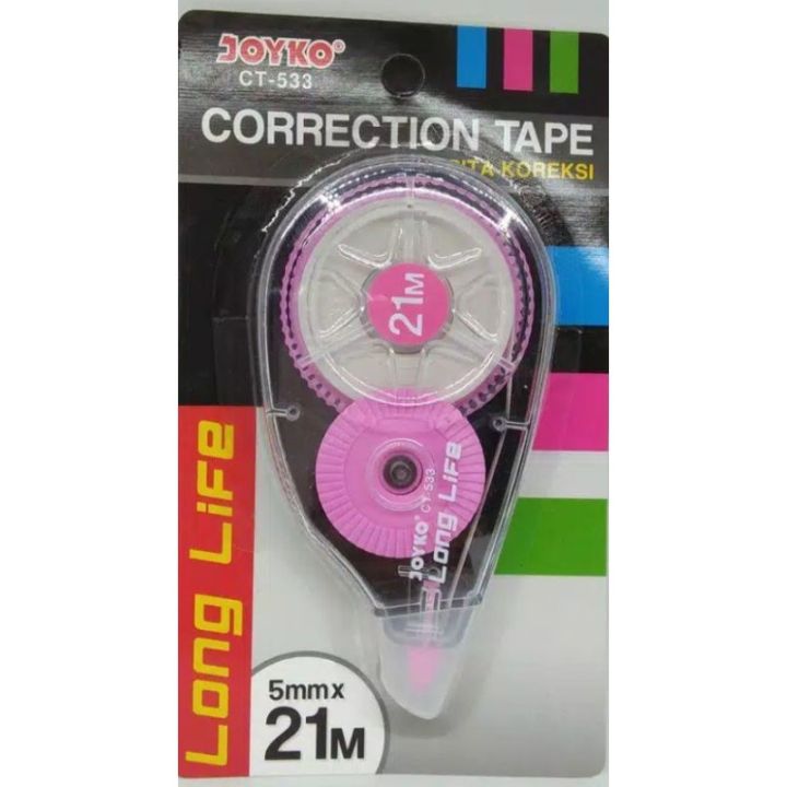 Stipo kertas Correction Tape JOYKO CT-533 / 21 Meter | Lazada Indonesia