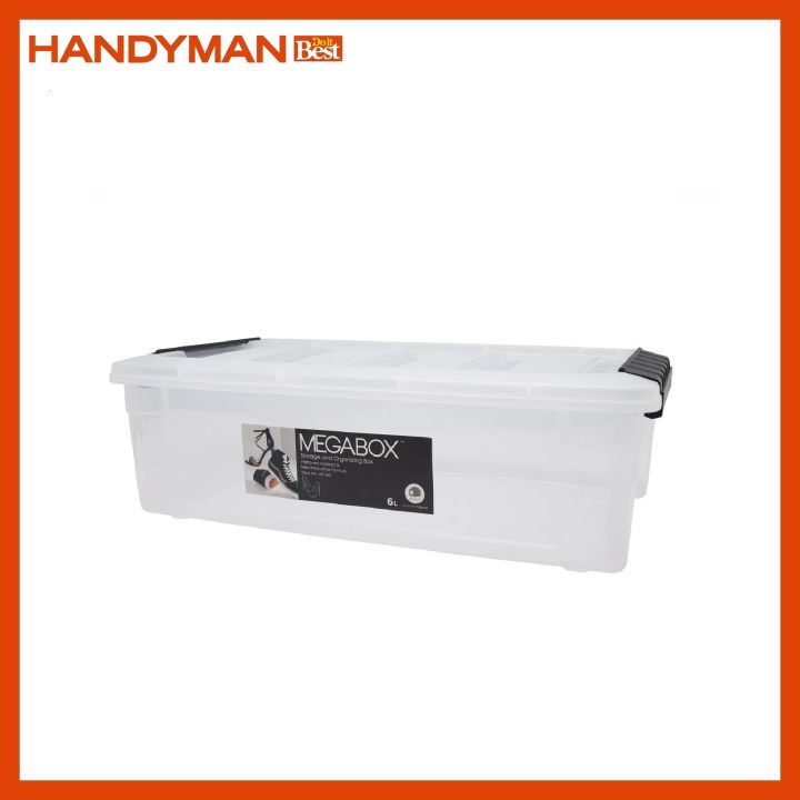 Megabox Shoe Organizing Box 6L Clear MG-840 | Lazada PH