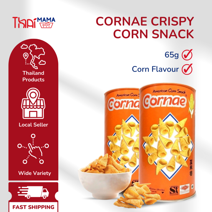 Cornae Crispy Corn Snack 65g / Hanami Prawn Cracker Halal Authentic ...