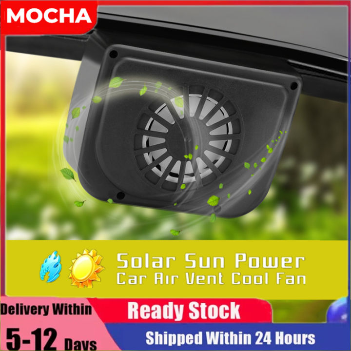 MOCHA【Free Shipping Wholesale】Solar Powered Car Window Windshield Auto ...
