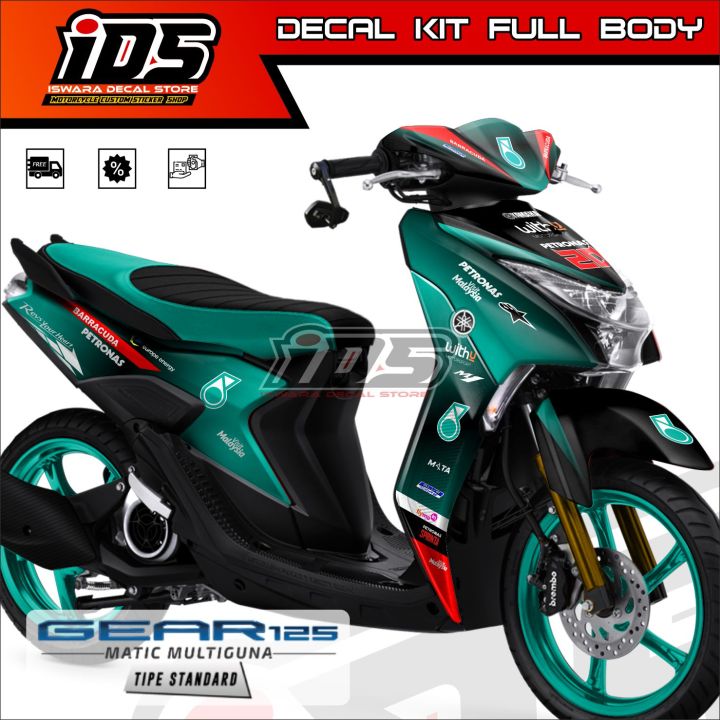 Stiker Motor Gear 125 Full Body Decal Yamaha Gear Striping Yamaha Gear ...