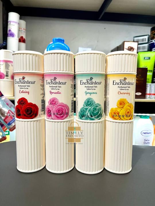 Enchanteur Charming/Alluring/Enticing/Romantic/Gorgeous Perfumed Talcum ...