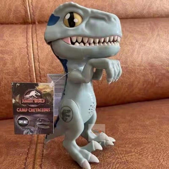 Jurassic World Camp Cretaceous Velociraptor Blue Trigger Chomper ...