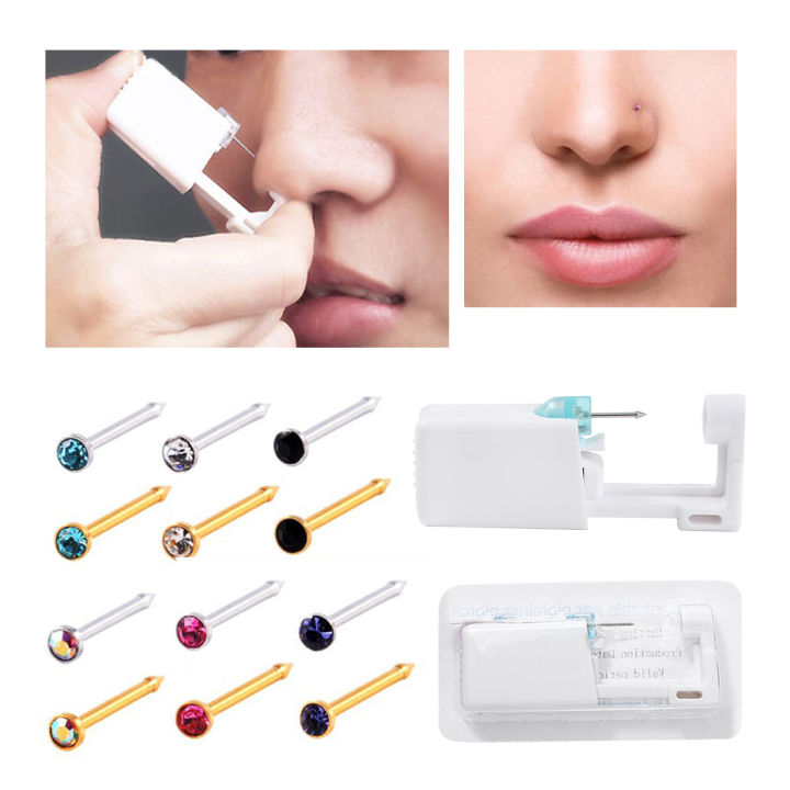 1 Unit Disposable Safe Piercing Unit For Gem Nose Studs Piercing ...