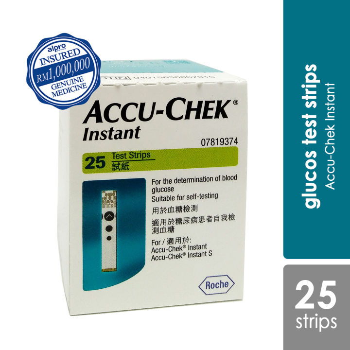 Accu-Chek Instant Test Strips 25s | Lazada