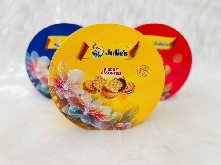 Bánh Julie hộp thiếc tròn 100G | Lazada.vn