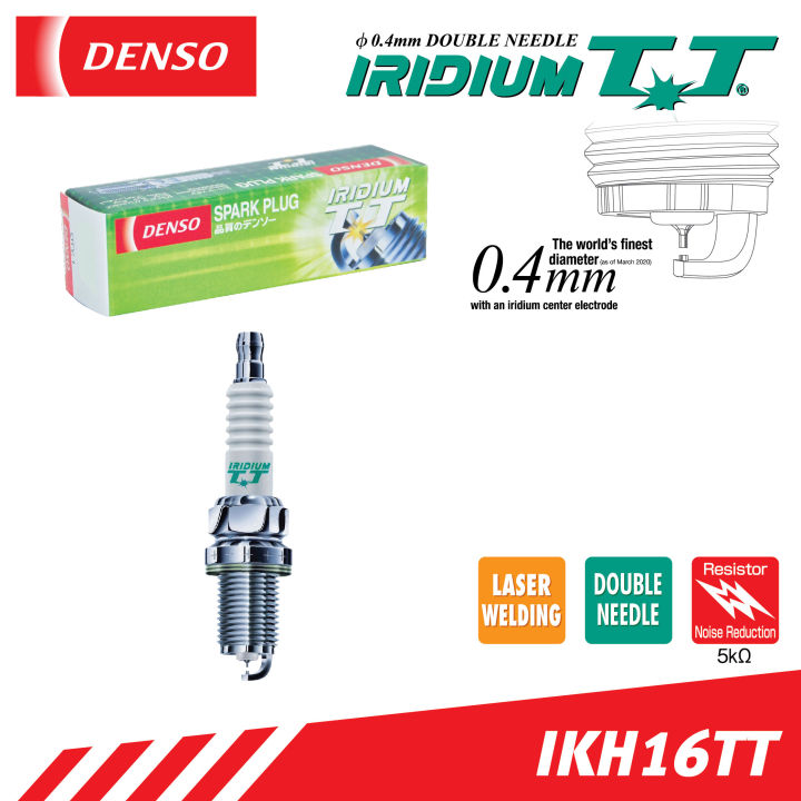 DENSO Iridium TT IKH16TT Spark Plug - 267700-8460 | Lazada