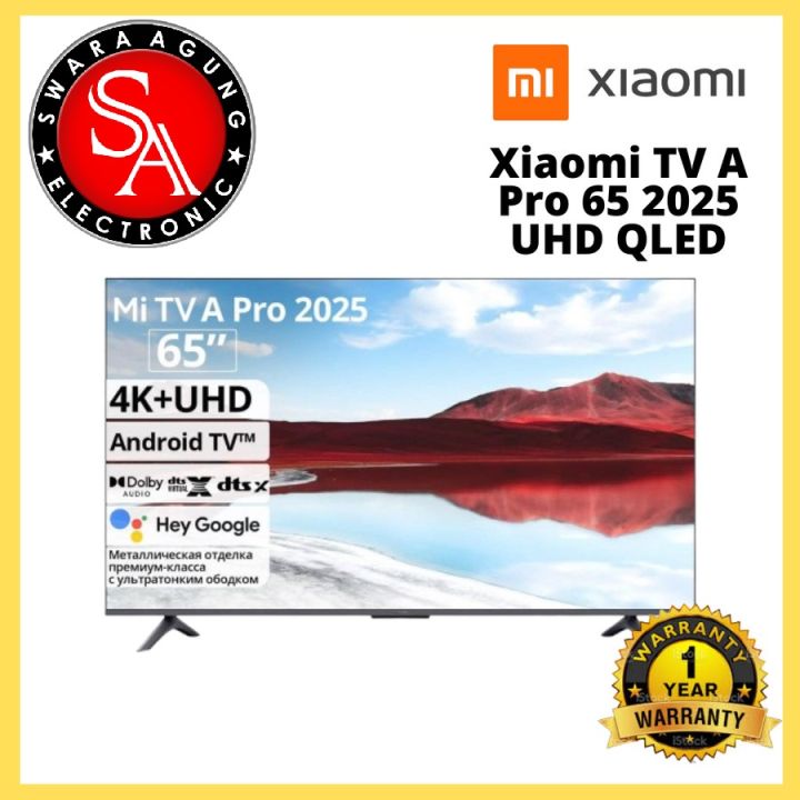 QLED UHD 4K Google TV 65 Inch Xiaomi Type : 65 A PRO 2025 - MEMC ...