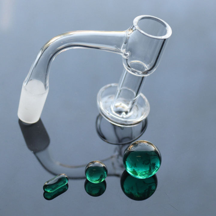 Terp slurper quartz set 14mm male 45 ° 90 degree with colorful set ...