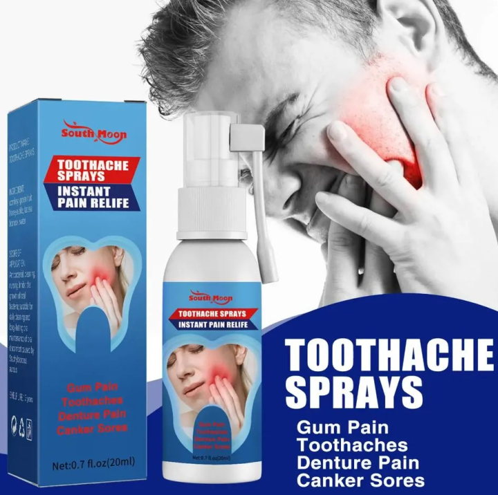 Original Toothache Spray Instant Teeth Pain Treatment Liquid Relief ...