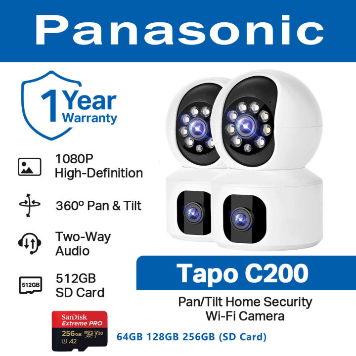 Panasonic Tapo C200 Dual Lens -dual screens CCTV Camera Indoor 3MP 2K ...