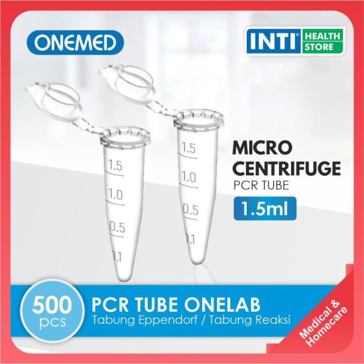 Onemed | PCR Tube OneLab 1,5ml | Tabung Eppendorf | Tabung Reaksi ...