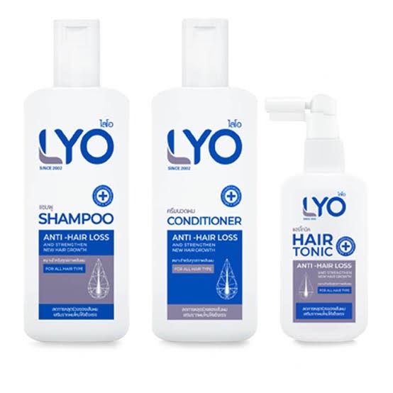 (1 Set)LYO ไลโอ Shampoo LYO แชมพูไลโอ ผลิตภัณฑ์ดูแลเส้นผม บำรุงเส้นผมและหนังศีรษะ หมดกังวล ผม ...