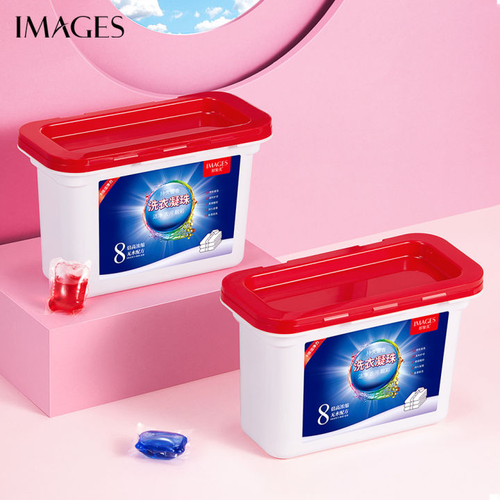 IMAGES Colourful Fragrance Laundry Beads 8g x 40pcs | Lazada