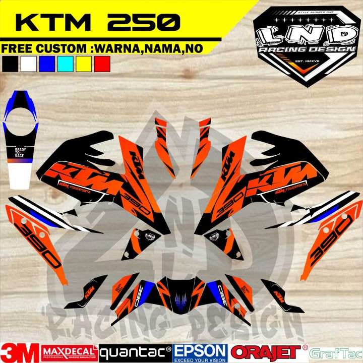 DECAL KTM DUKE 250CC FULL BODY | Lazada Indonesia