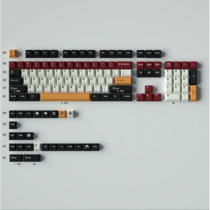 GMK Composition Japanese/English Keycap Original Factory Height PBT ...