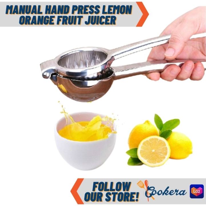 Manual Lemon Squeezer Hand Press Lemon Squeezer Stainless Steel, Lemon ...