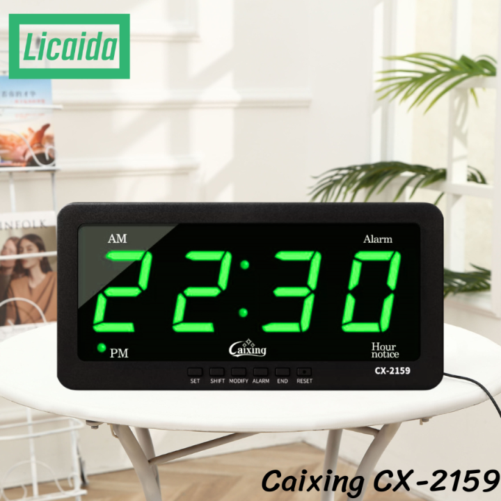 นาฬิกาดิจิตอล LED DIGITAL CLOCK รุ่น2159/ตั้งโต๊ะหรือติดผนังก็ได้ on ...
