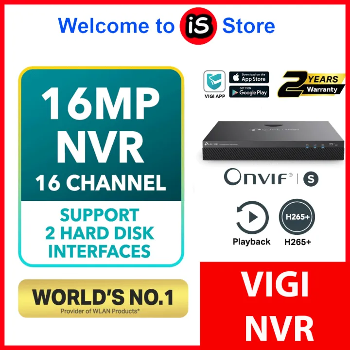 TP-Link 16MP CCTV 16 Channel NVR ( 16CH IP Network CCTV Video Recorder ...