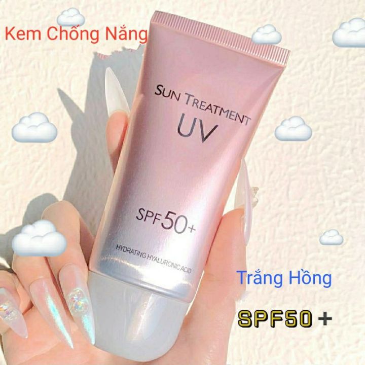 kem chống nắng SUN TREATMENT SPF 50++ UV Hồng - mp chợ lớn | Lazada.vn