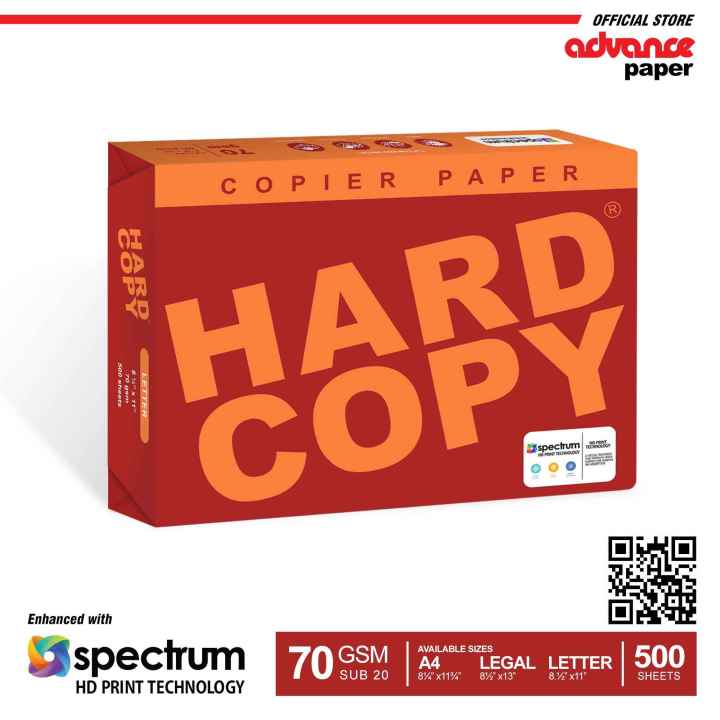 Hard Copy Copier paper sub 20 (70gsm) | Lazada PH