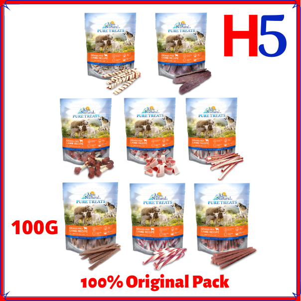 ALPS NATURAL PURE Grass Fed Lamb Series 100G Dog Snack/ Dog Treats/ Pet ...