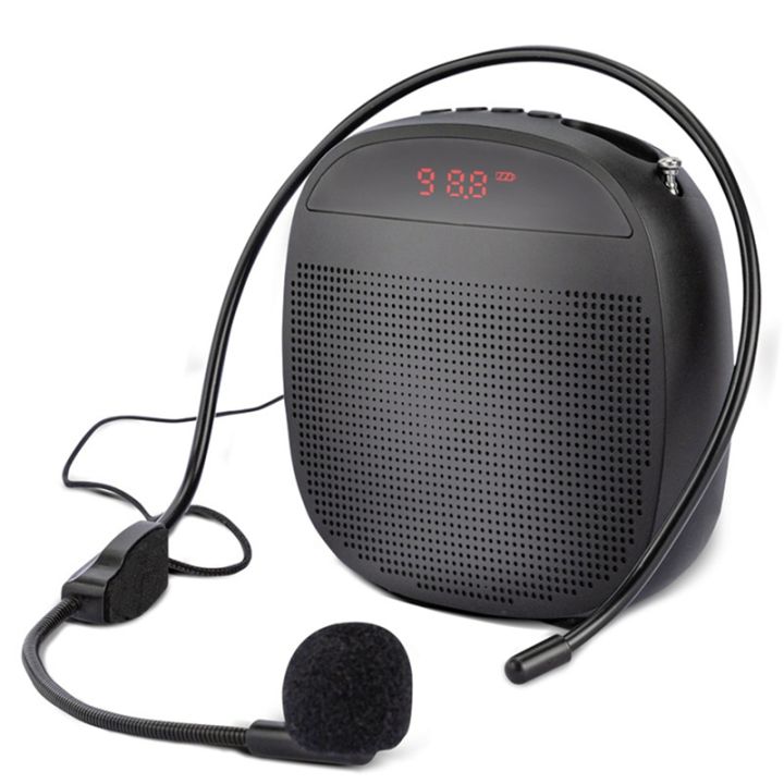 Portable Voice Amplifier Wired Voice Amplifiers Speaker FM Radio ...