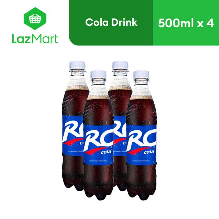 RC Cola 500ml PET - Pack of 4 [Expiry on February 24, 2026] | Lazada PH