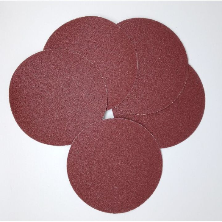 Amplas Bulat Velcro 4" Grit P40 P60 P80 P100 P120 P150 P180 P240 Amplas ...