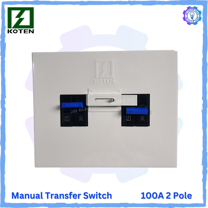 Koten Manual Transfer Switch 100A 2P | Lazada PH