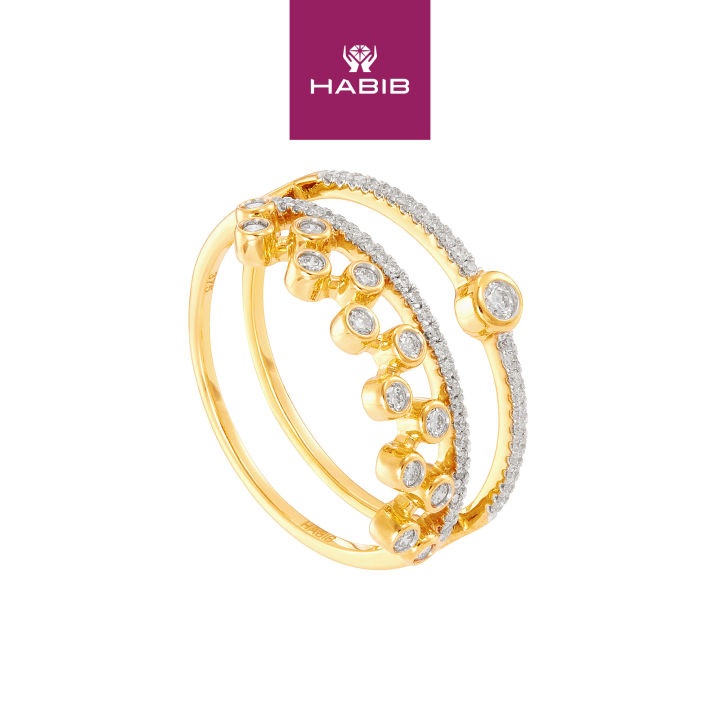 HABIB Diamond Ring in 375/9K Yellow Gold 271021124 | Lazada PH