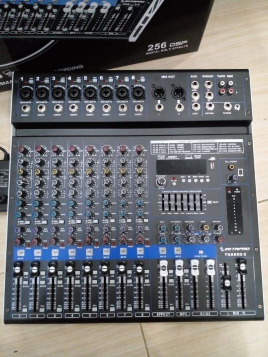 Mixer Audio ZETAPRO THANOS 8 / THANOS8 Original 8 Channel TERBAIK | Lazada Indonesia