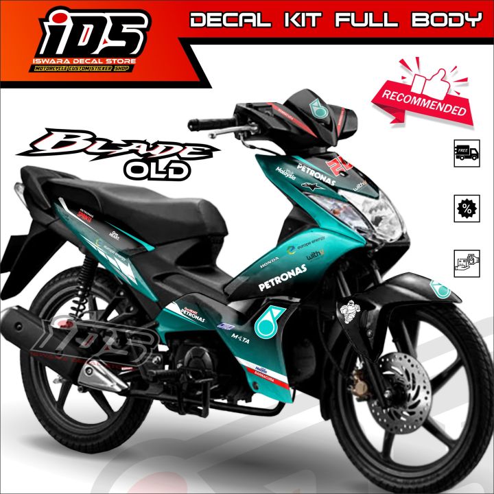 Decal Blade 110 Old Full Body Stiker Motor Blade 110 Full Body Desain ...