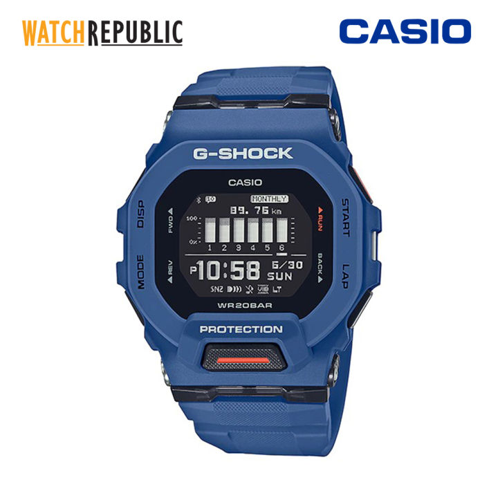 Casio G-Shock Blue Resin Digital Watch For Men GBD-200-2DR | Lazada PH