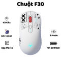 Chuột Silent Gaming Atas F30 Không dây Bluetooth - 3 MODE - Pin sạc ...