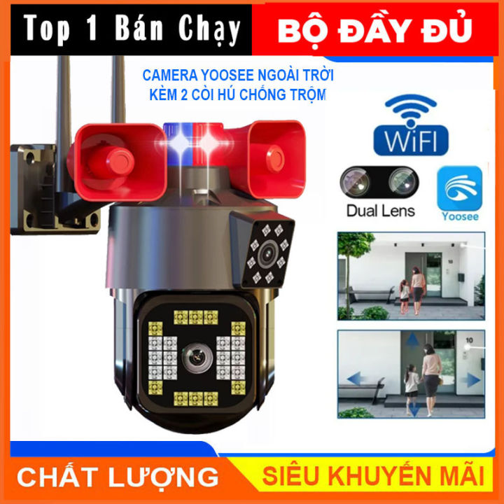 [FREESHIP] Camera IP Wifi YOOSEE Có Còi Hú Báo Động 5.0Mpx Full HD ...
