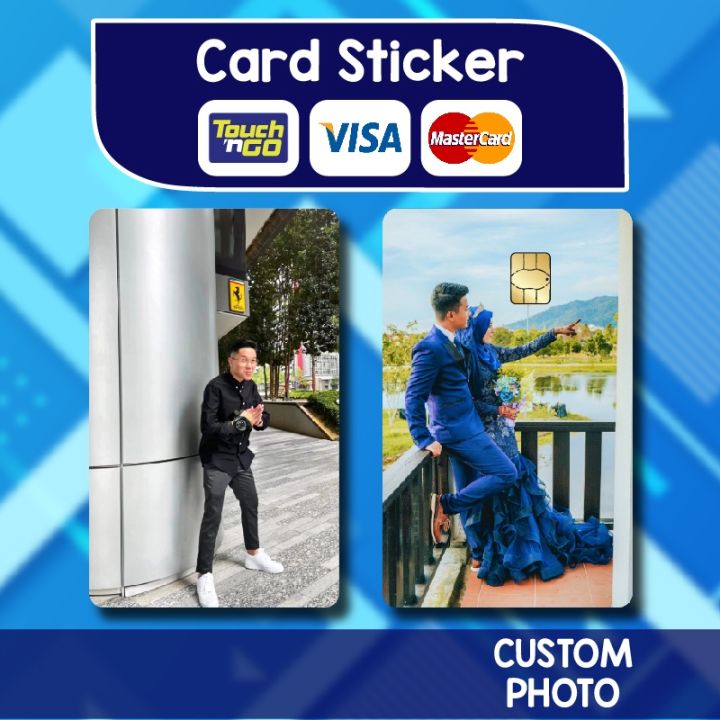 CUSTOM PHOTO - TOUCH N GO CARD STICKER / ATM CARD STICKER COVER | Lazada