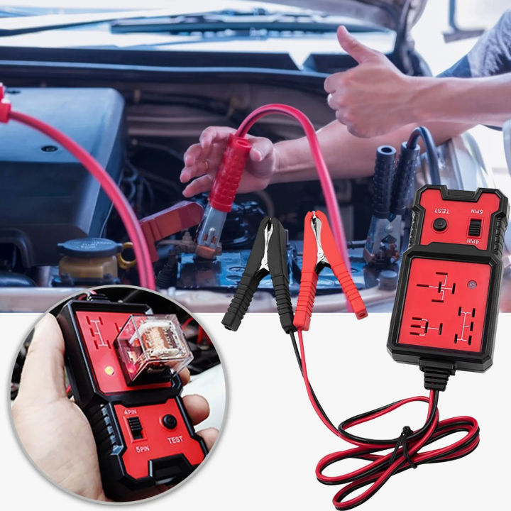 Automotive Relay Tester Portable 12v/24v Car Relay Tester Compact Safe ...