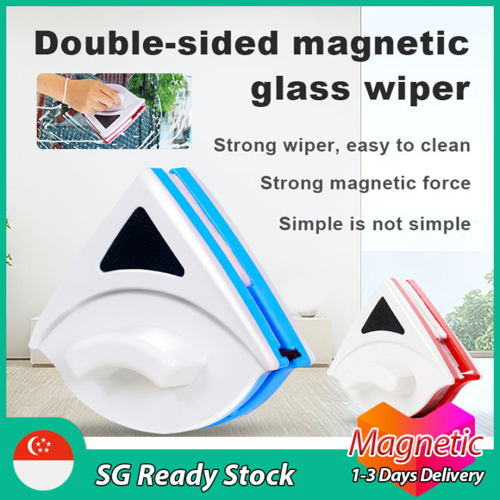 Magnetic Window Glass Wiper High-rise Outside Window Cleaner Sponge ...