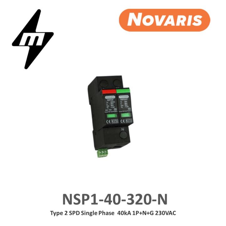 Novaris NSP1-40-320-N TVSS Surge Diverter / Surge Protector / Lightning ...
