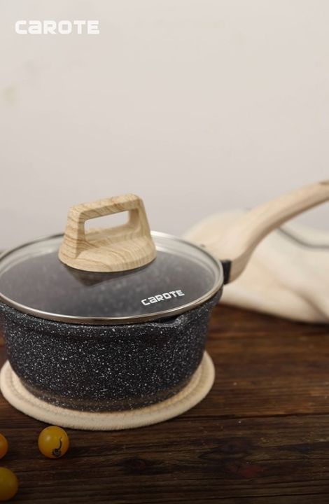 Carote Non Stick Black Granite Milk Pan Saucepan original export to ...