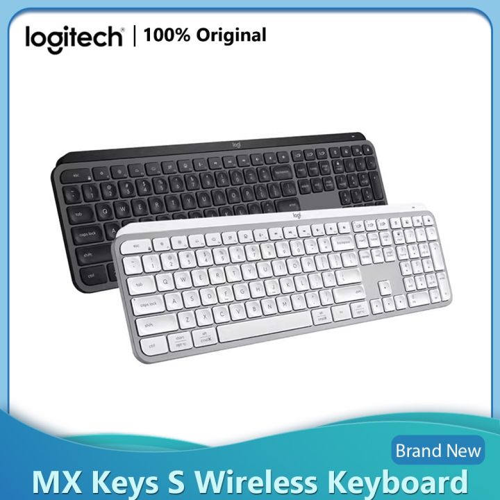 Hexinhongjian Logitech MX Keys S S S แป้นพิมพ์ไร้สายต่ำของเหลวแม่นยำ ...