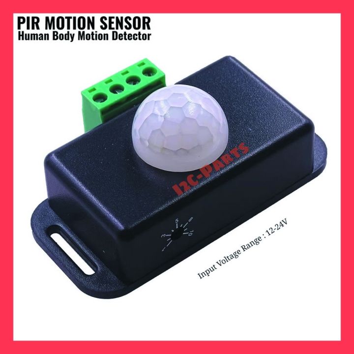 PIR Motion Sensor 12-24V PIR-8 Human Body Detector Sensor Gerak ...