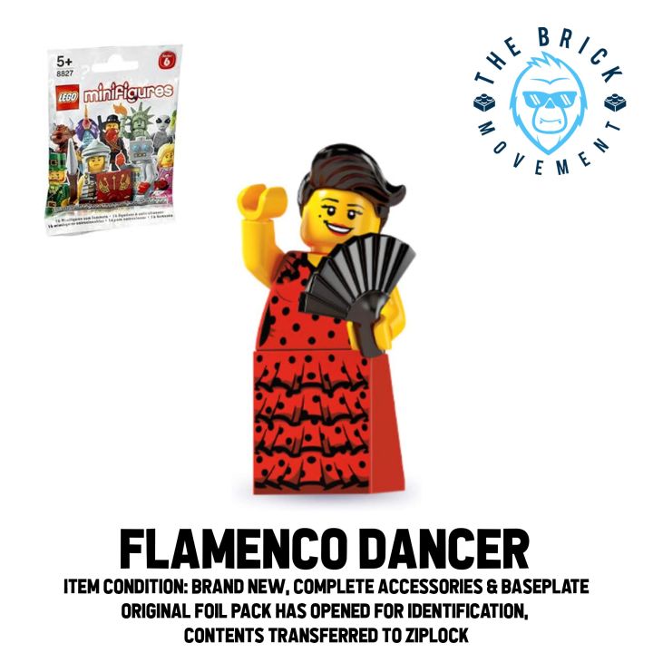 LEGO® Collectible Minifigure Series 6: Flamenco Dancer Minifigure ...