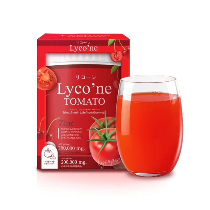 Lyco'ne Tomato ไลโคเน่ ผงมะเขือเทศชงดื่ม ไลโคเน่ โทะเมโท | Lazada.co.th