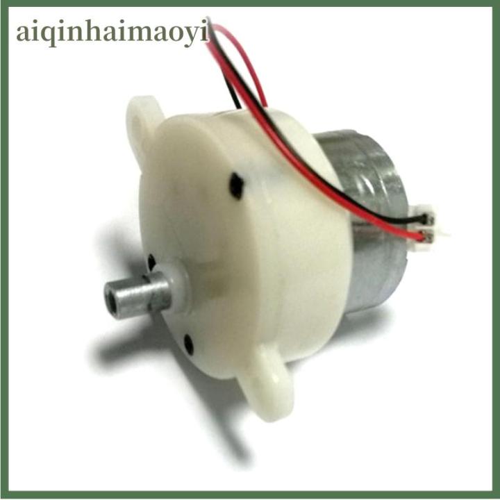 aiqinhaimaoyi Js30 Micro Gear Motor DC 6V nhựa bánh răng động cơ điện 5 vòng phút 100 vòng phút ...