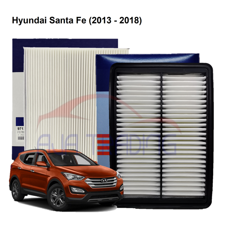 Combo Air Filter and Cabin Filter for Hyundai Santa Fe Diesel (2013 ...