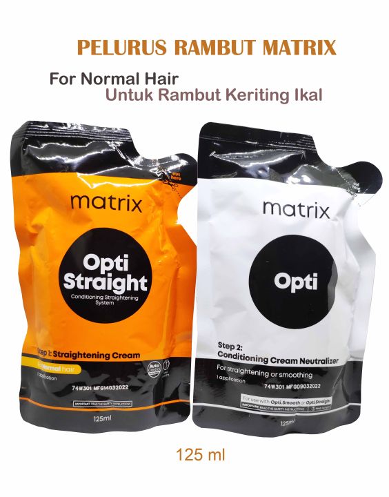 Matrix Opti Straight Pelurus Rambut Ikal dan Kribo | Lazada Indonesia