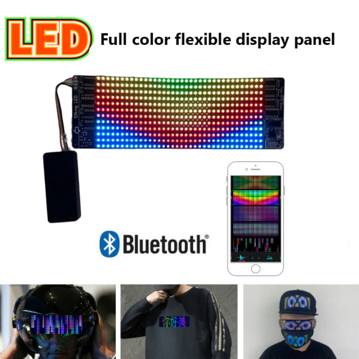 Led Fullcolor Flexible Screen Display 12x36 Pixel Rgb Panel App ...